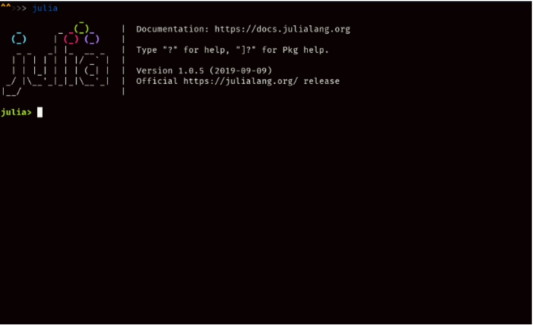 Getting started with Julia programming language